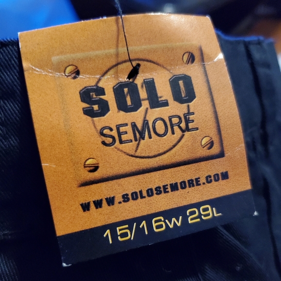 solo | Jeans | Vintage 9s Solo Semore Blue Mens Baggy Cargo Wide Leg ...